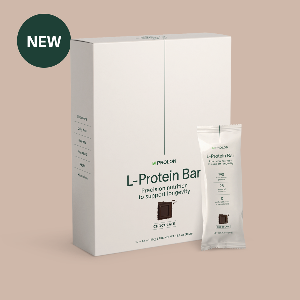 Barre Protéinée Longévité (12 x 45 gr) – ProLon® France